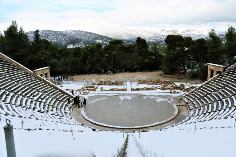 Visit to Ancient Epidaurus Theatre Greece Popular for Festivals - i Share