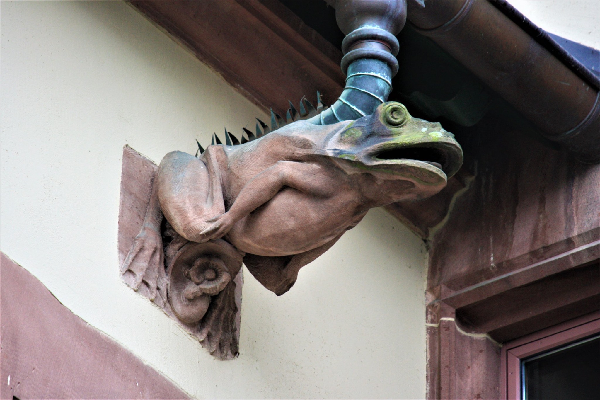 Basilisk Mythical Creature themed Statues in Basel - i Share