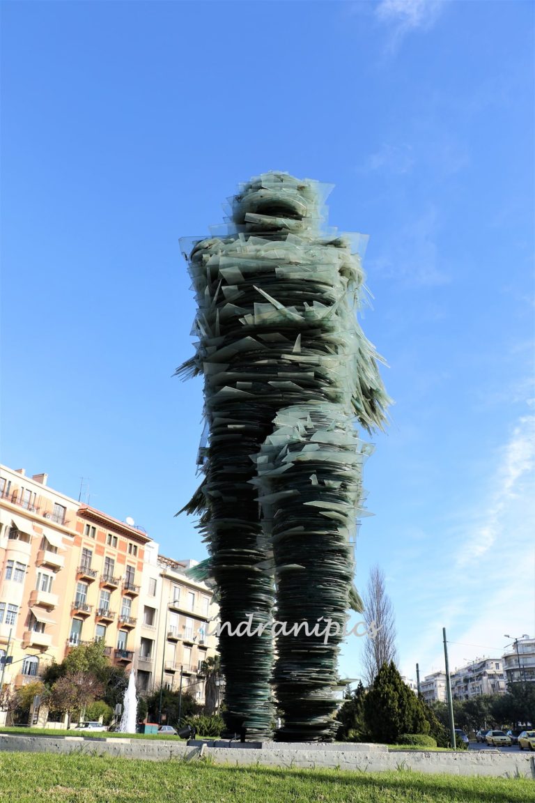 Dromeas - The Runner, a Modern Sculpture in Athens Greece - i Share