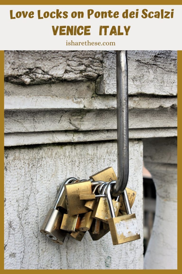 Love Locks in Scalzi Bridge Venice Italy - i Share